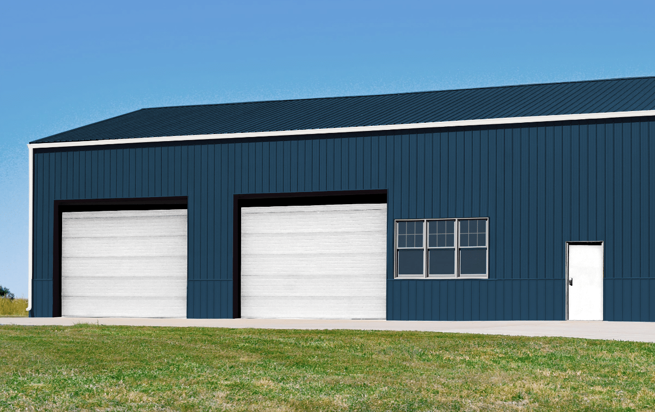 Gallery Blue Metal Buildings | Metal Roofing Panel Colors